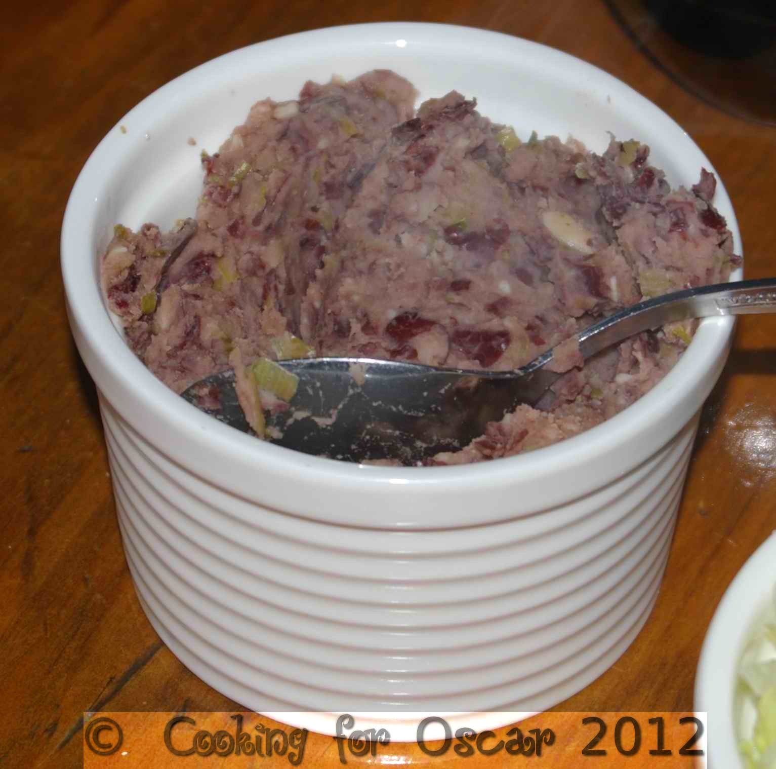 Refried Beans Cooking For Oscar