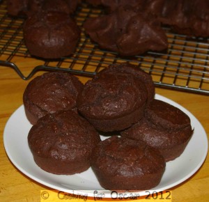 Chocolate Devil’s Food Muffins 4 – Cooking for Oscar