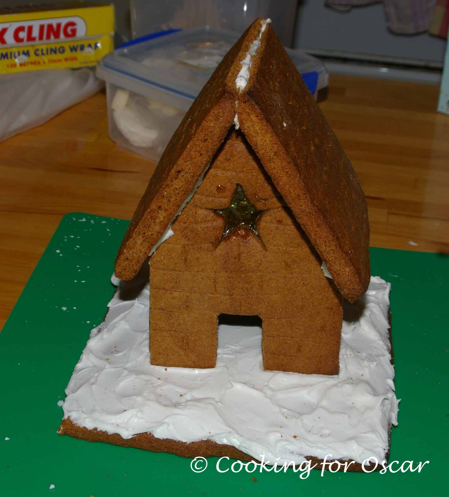 Christmas Gingerbread House – Cooking for Oscar